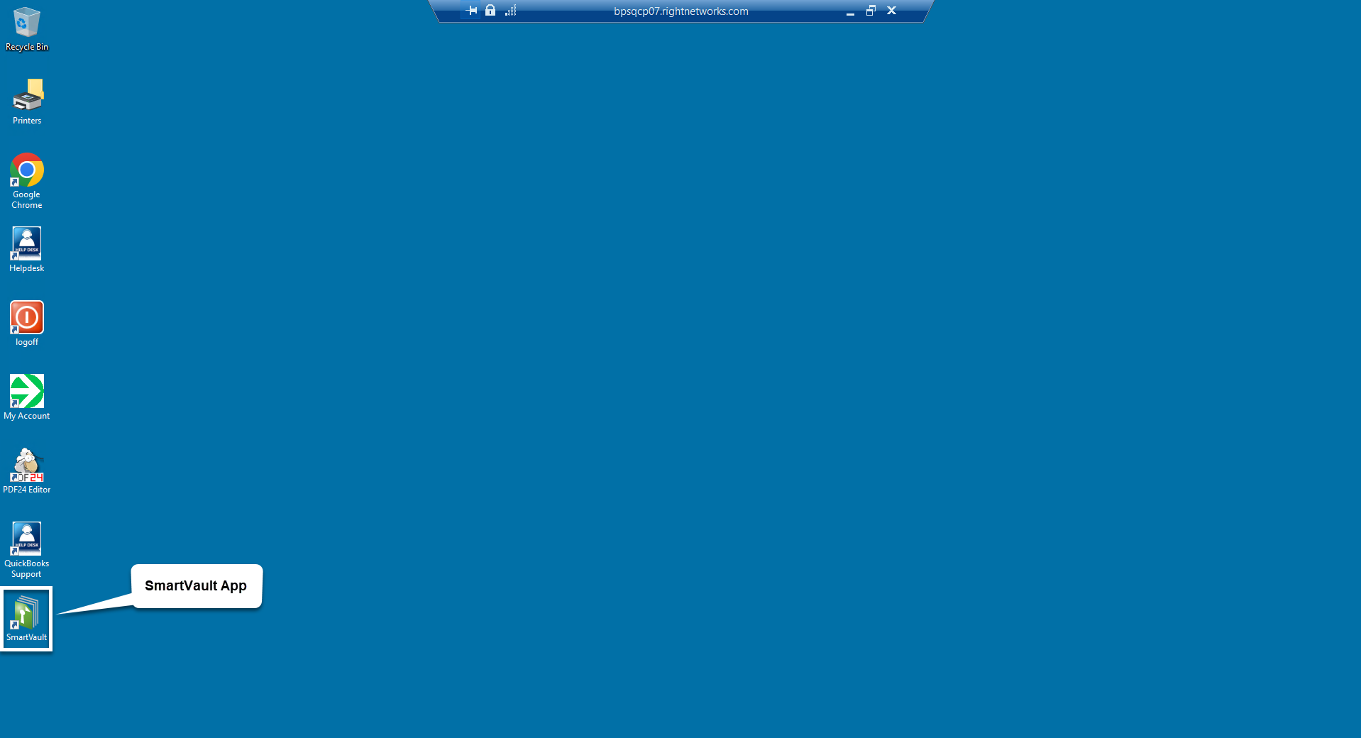 Installing the SmartVault Application within Rightworks – SmartVault