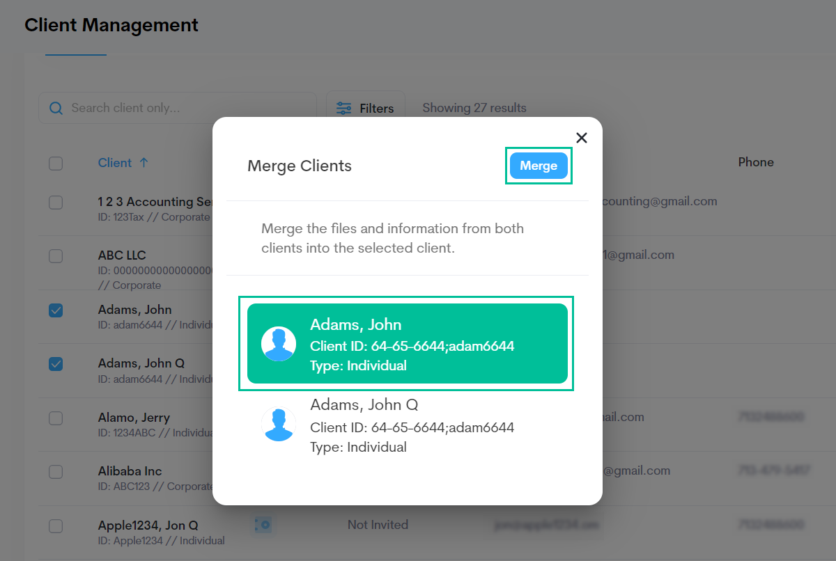 Merging Duplicate Clients – SmartVault Merging Duplicate Clients – SmartVault