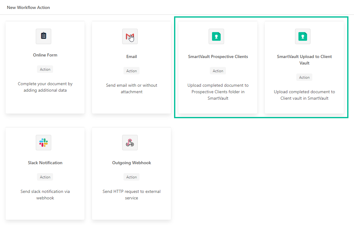 Creating a Workflow to Send Documents to SmartVault – SmartVault