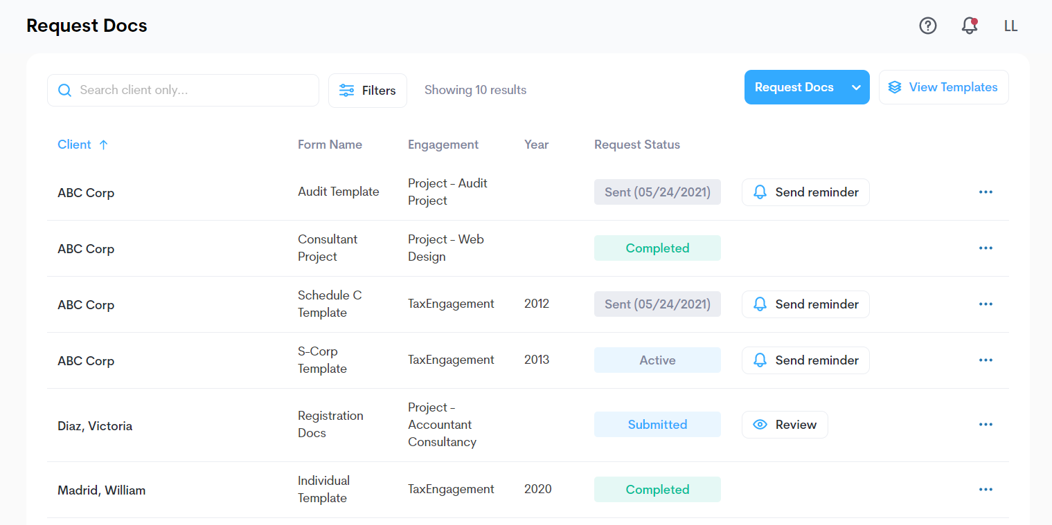Getting Started with SmartVault Request Docs – SmartVault