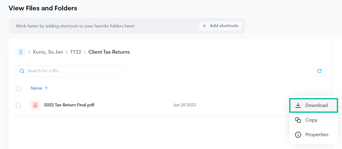 Downloading and Locating Your Files as a Guest User – SmartVault