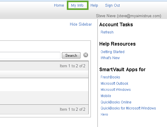 Changing your Default Page Size in the SmartVault Portal – SmartVault
