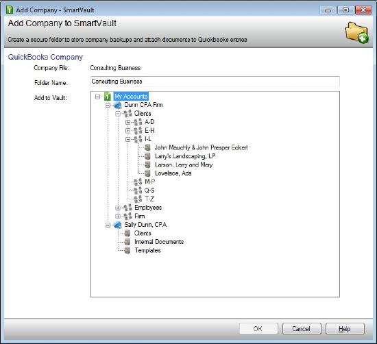 Adding a Company File to SmartVault – SmartVault