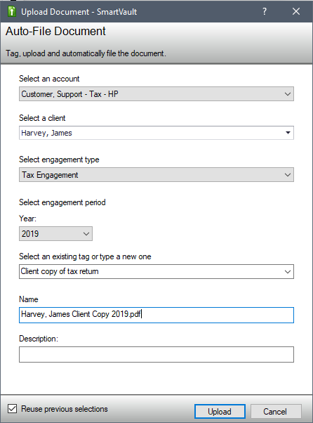 Printing Tax Returns to SmartVault Using the Auto-Filer tool – SmartVault