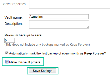 Making a Client Vault Private – SmartVault