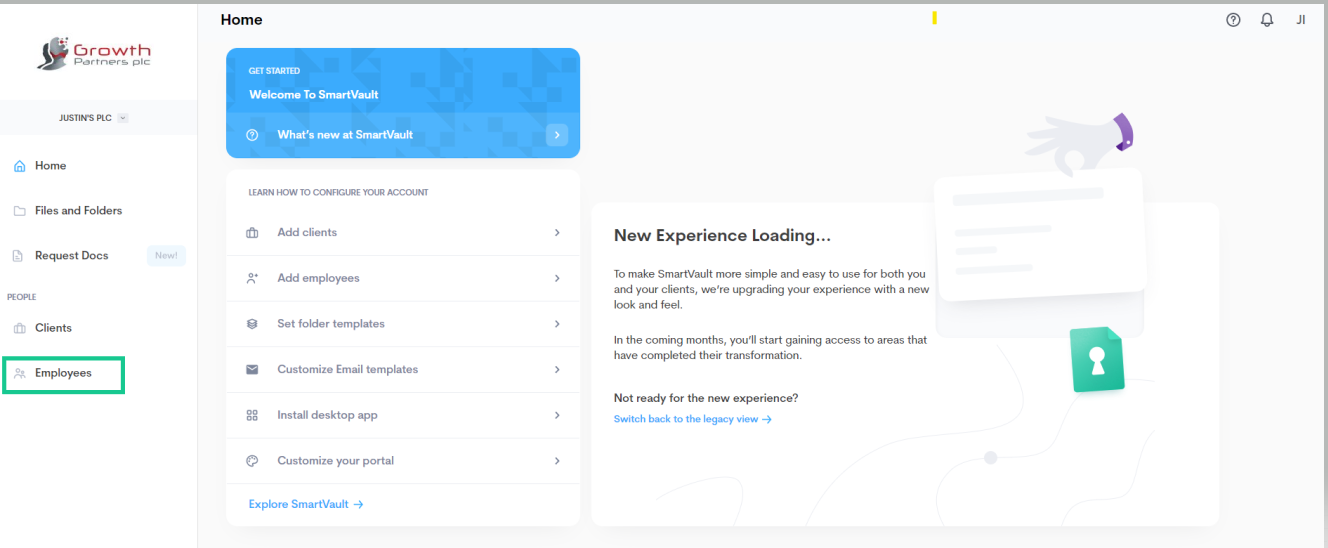 Making an Employee a SmartVault Administrator – SmartVault