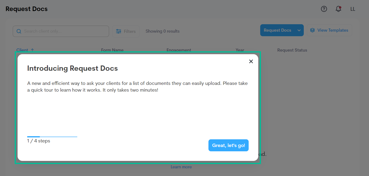 Requesting Documents with Request Docs – SmartVault