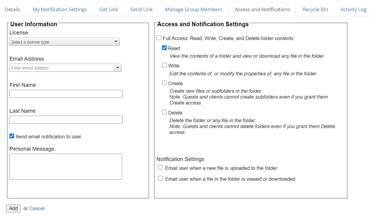 Managing Email Notifications for Folders and Vaults – SmartVault